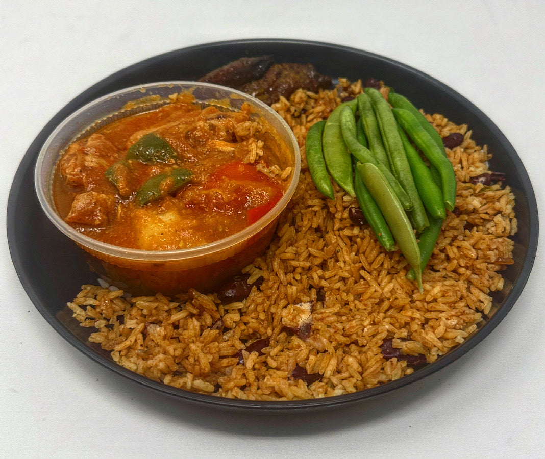 Dominican Chicken Stew & Rice — The Halal Meal Prep
