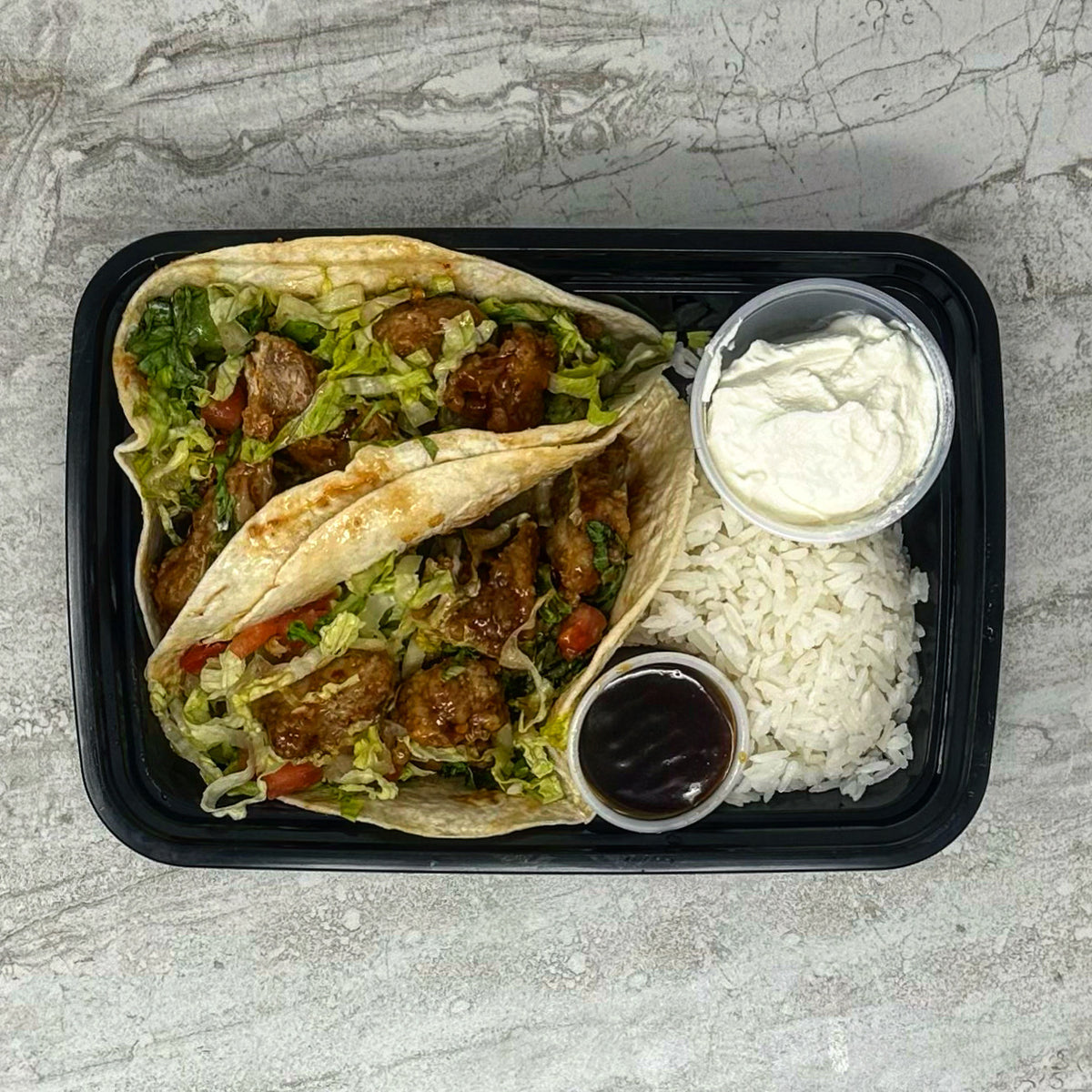 Crispy General Taos Chicken Tacos — The Halal Meal Prep